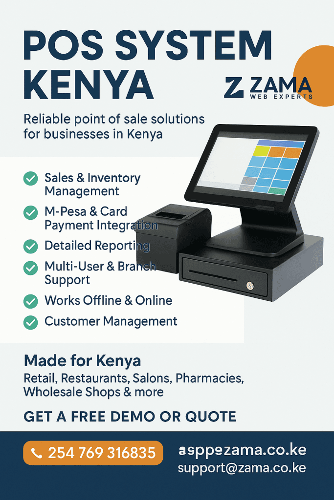 POS System Kenya | Best Retail & Restaurant Point of Sale – Zama 254